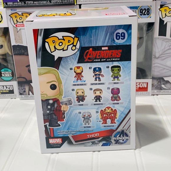 Funko | Toys | Funko Pop Marvel Avengers Age Of Ultron Thor Figure 69 ...